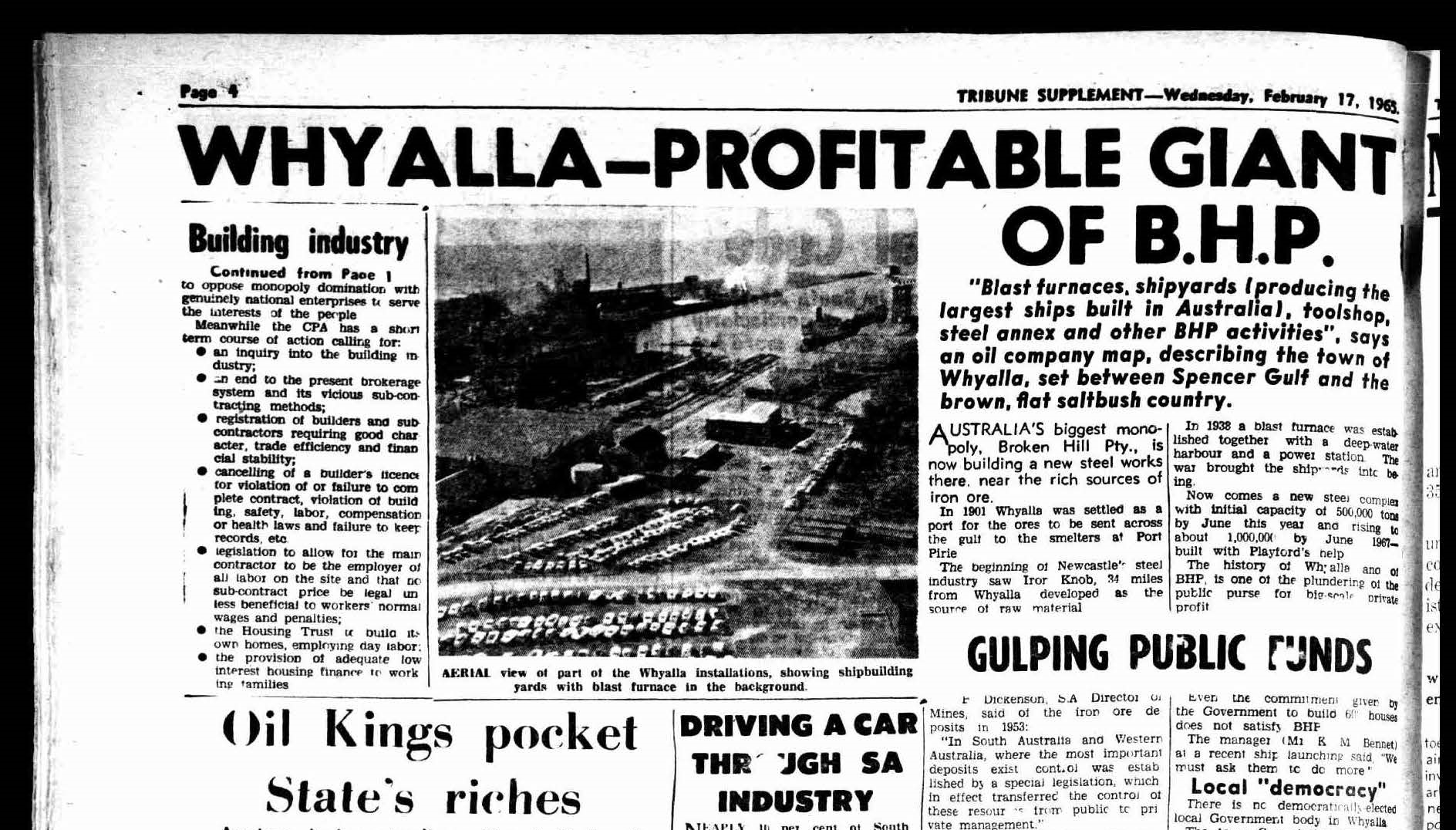 Whyalla's Origins: Building Australia's Rail Capacity